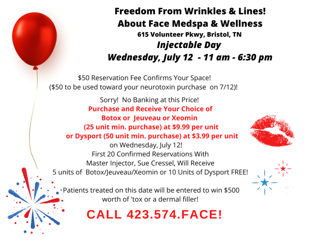 Our Specials - About Face Medspa & Wellness